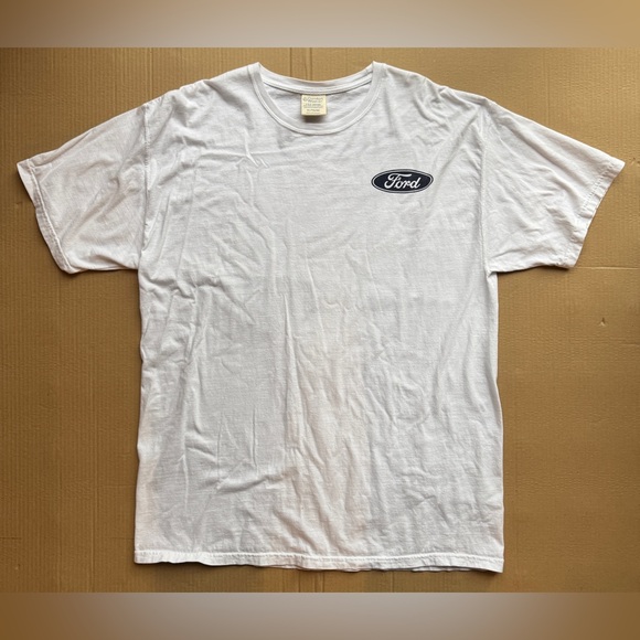 Ford | Shirts | Ford White Short Sleeve Tee | Poshmark